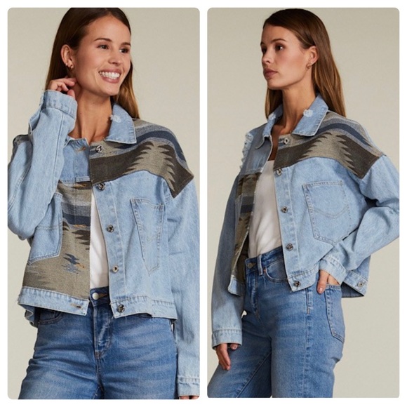 A Girl Thing | Jackets & Coats | 5 Start 97 Aztec Distressed Denim ...